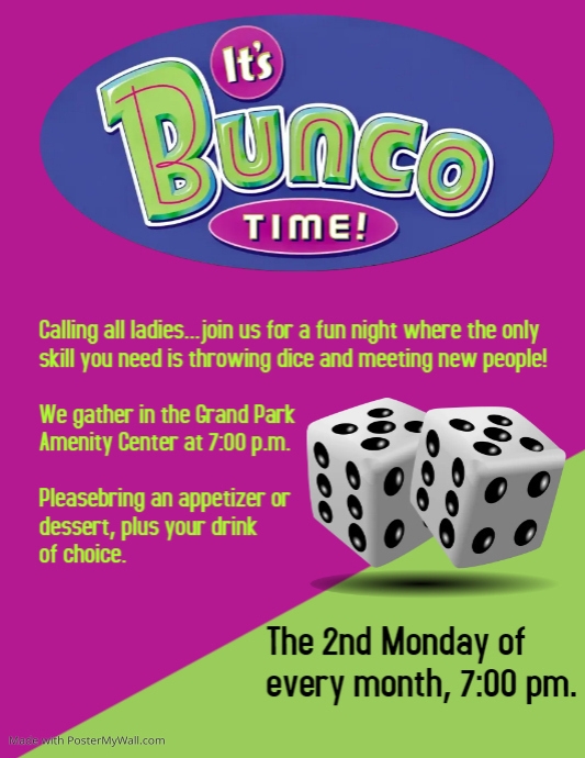 Bunco Time (2) | PosterMyWall