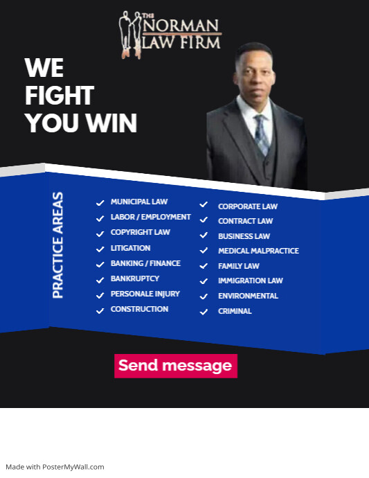 Law Firm Advert Flyer | PosterMyWall