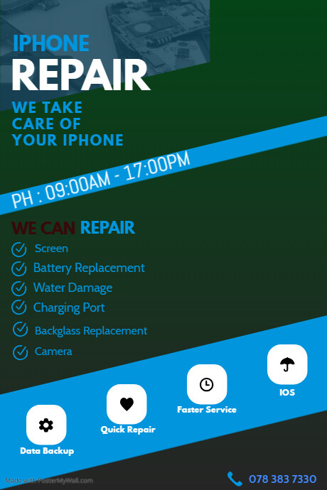 Smartphone Repair Flyer | PosterMyWall