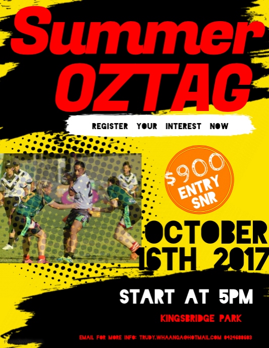 Butler oztag | PosterMyWall