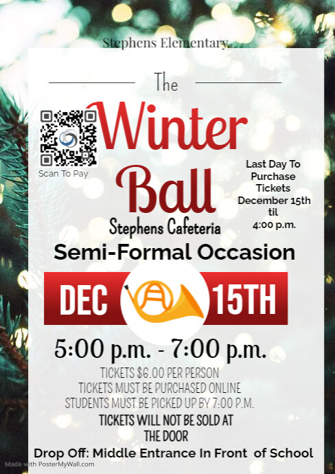 Template dance winter ball | PosterMyWall
