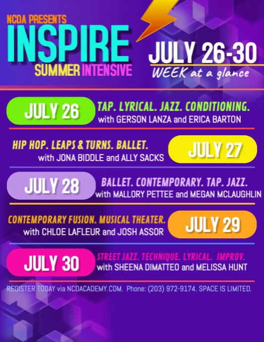 INSPIRE WEEK AT GLANCE | PosterMyWall