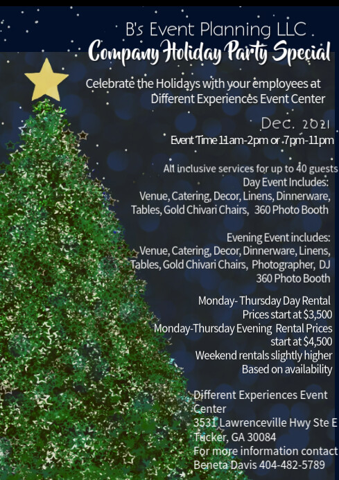 Company Holiday Party | PosterMyWall
