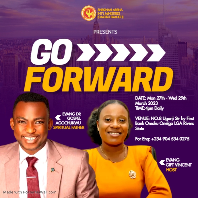 Copy of Faith forward flyer (1) | PosterMyWall