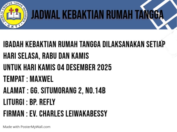 Copy of Church Service Notice | PosterMyWall