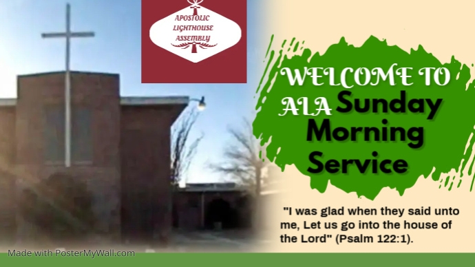Welcome to Sunday Morning Service Mar 12th | PosterMyWall