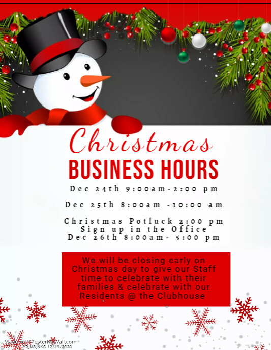 Happy Holidays Flyer Template | PosterMyWall