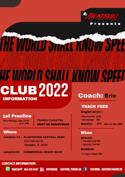 2022 Club Pamphlet | PosterMyWall