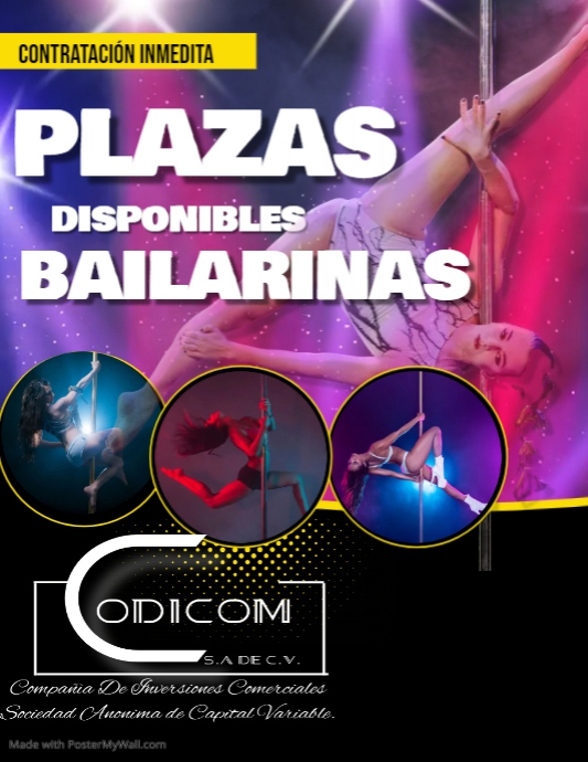 Copia de Pole Dancing Contest Poster | PosterMyWall