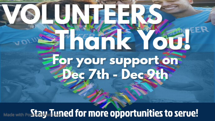 Copy of Volunteers Thank you | PosterMyWall