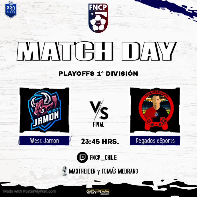 Copy of Match Day 1° Div T1 | PosterMyWall