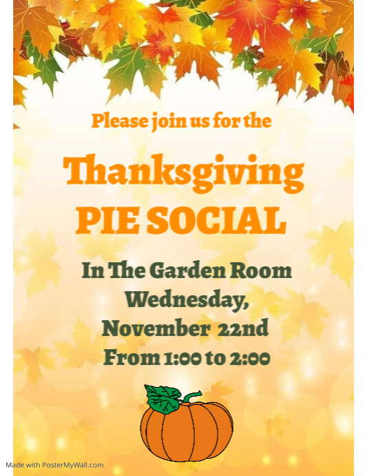 Happy Thanksgiving Poster | PosterMyWall