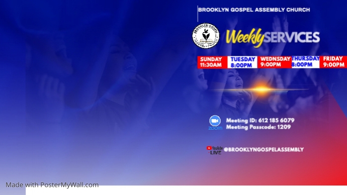 Copy of weekly services Flyer | PosterMyWall