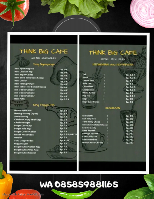 Salinan Copy of Menu | PosterMyWall