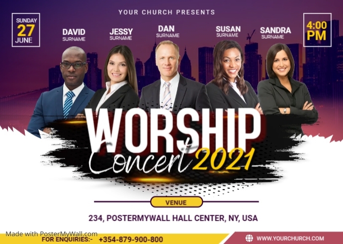 worship concert | PosterMyWall