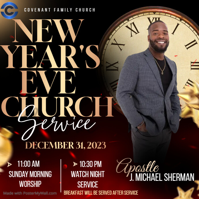 New year church flyer | PosterMyWall