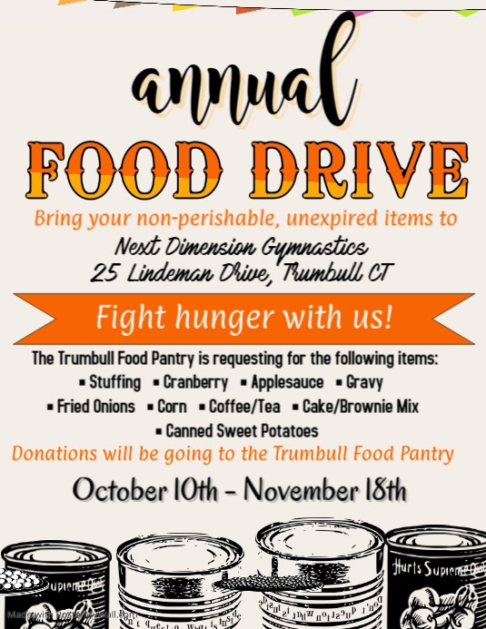 Copy of Copy of Food Drive Flyer | PosterMyWall