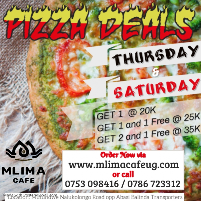 Copy of PIZZA 123 | PosterMyWall