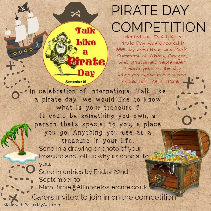 Brown paper treasure hunt design | PosterMyWall