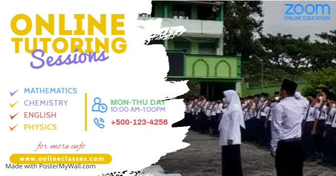 Copy of Salinan Zoom Online Classes Facebook Share Po | PosterMyWall