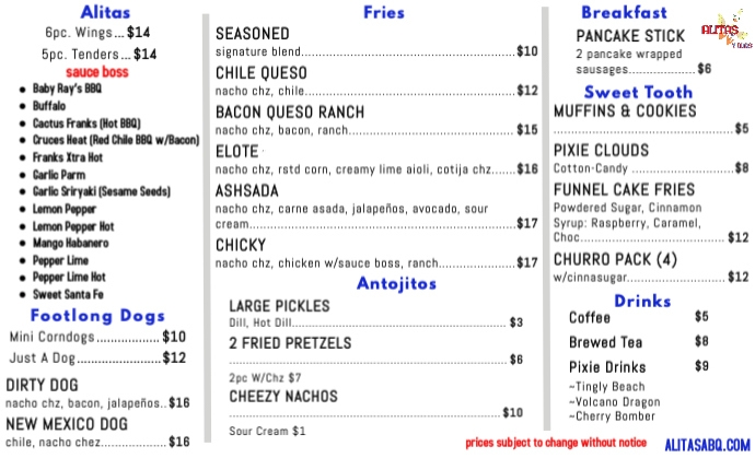 fair menu 2023 | PosterMyWall