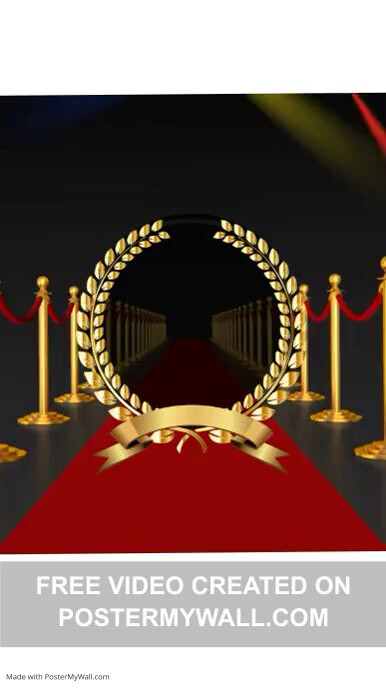 Golden award video flyer template (1) | PosterMyWall