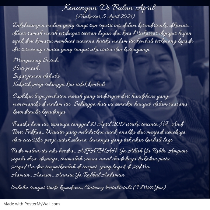 Salinan Obituary Template | PosterMyWall