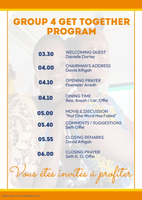 Copy of graduation program template pg2 | PosterMyWall