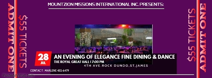 Copy of Copy of concert ticket | PosterMyWall