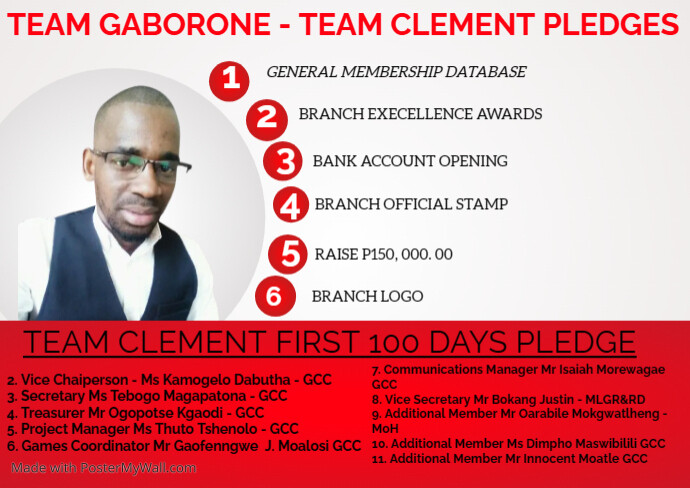 Political Campaign Manifesto design | PosterMyWall