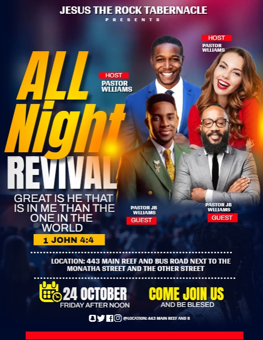 all night prayer | PosterMyWall