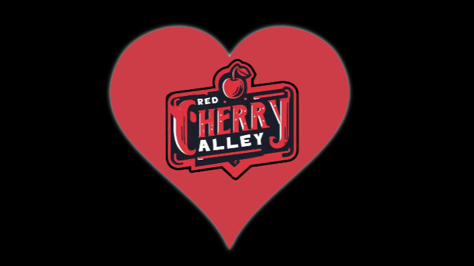 Copy of Red Cherry Alley Heart (2) | PosterMyWall