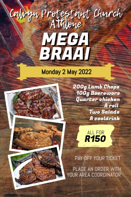 Copy of Mega Braai poster | PosterMyWall