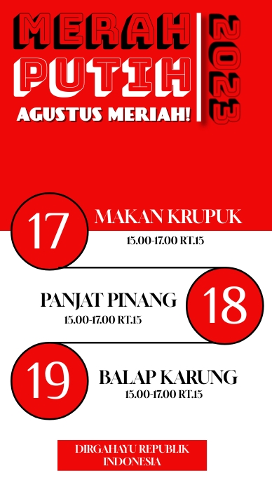 17 Agustus Template | PosterMyWall