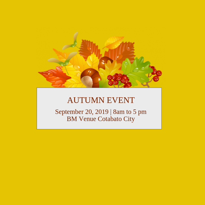 17 Autumn and Fall Template | PosterMyWall