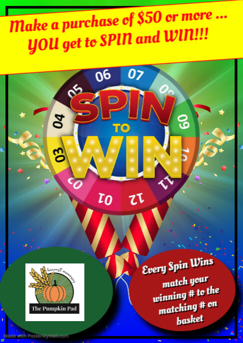 Gaming Spin the Wheel | PosterMyWall