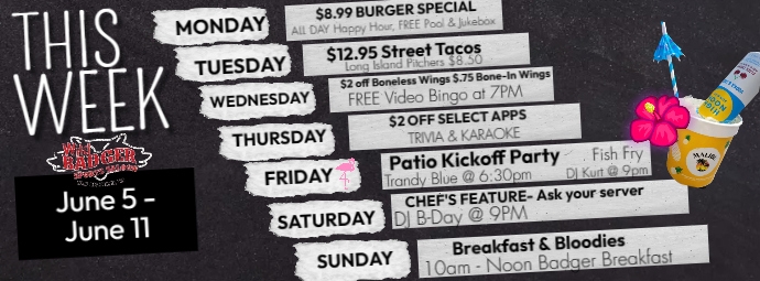 Copy of Weekly Specials Menu Flyer Template (1) | PosterMyWall
