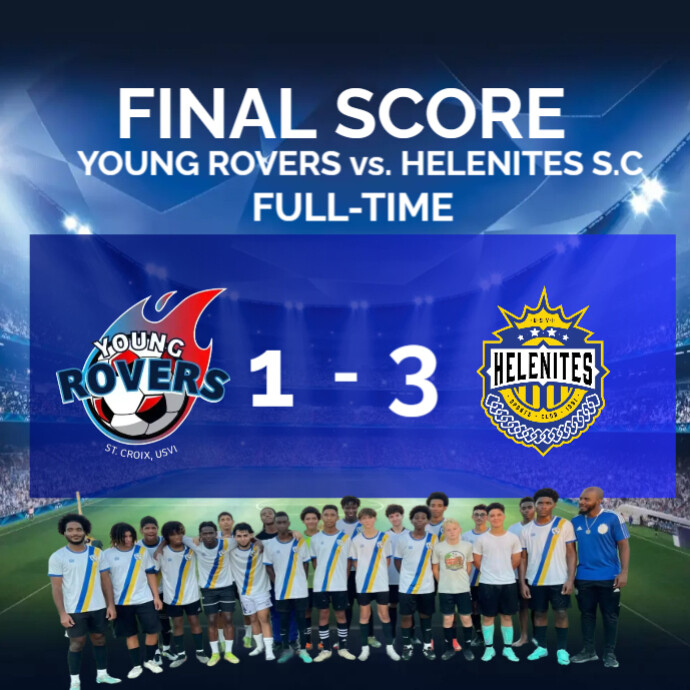 U18 Final Score | PosterMyWall