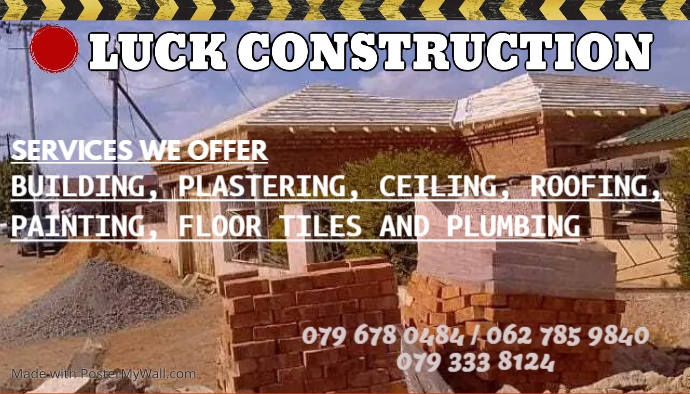 CONSTRUCTION COMMPANY ADS | PosterMyWall