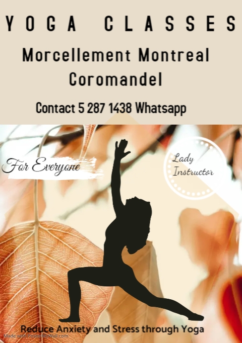 Yoga Flyer Coromandel | PosterMyWall