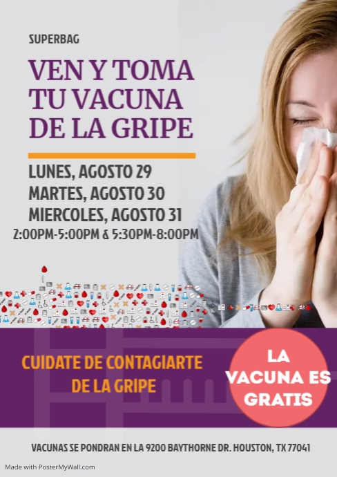 Flu Shot Campaign Flyer (1) | PosterMyWall