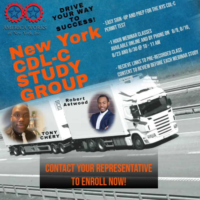 Copy of AWNY NYS CDL-C Study Group_8-9-2023 | PosterMyWall