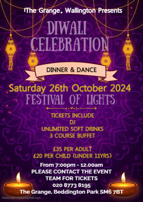 Diwali party invitation | PosterMyWall