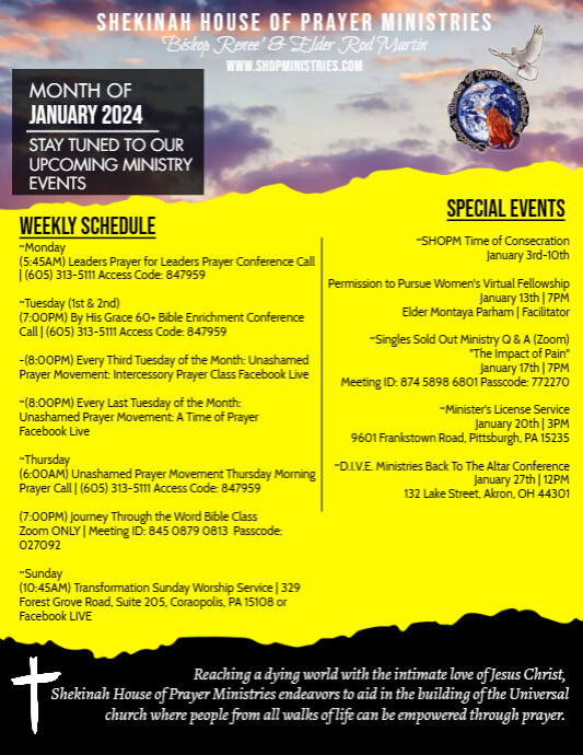 Copy of Orange Ministry Newspaper Journal Flyer Templ (4) | PosterMyWall