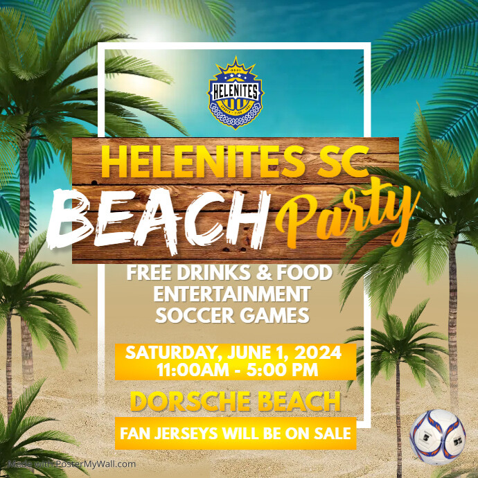 Helenites Beach Party | PosterMyWall