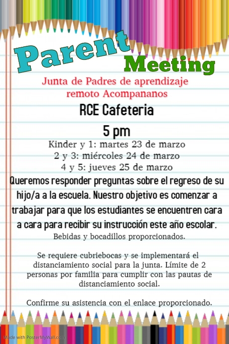 Parent Teacher Conference | PosterMyWall