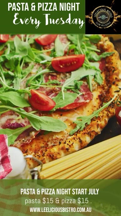 Pizza & Pasta Night Special Digital Template | PosterMyWall