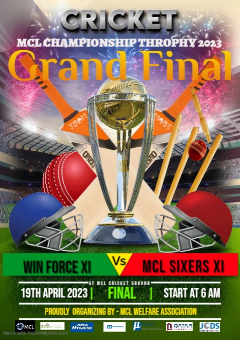 Copy of Cricket | PosterMyWall