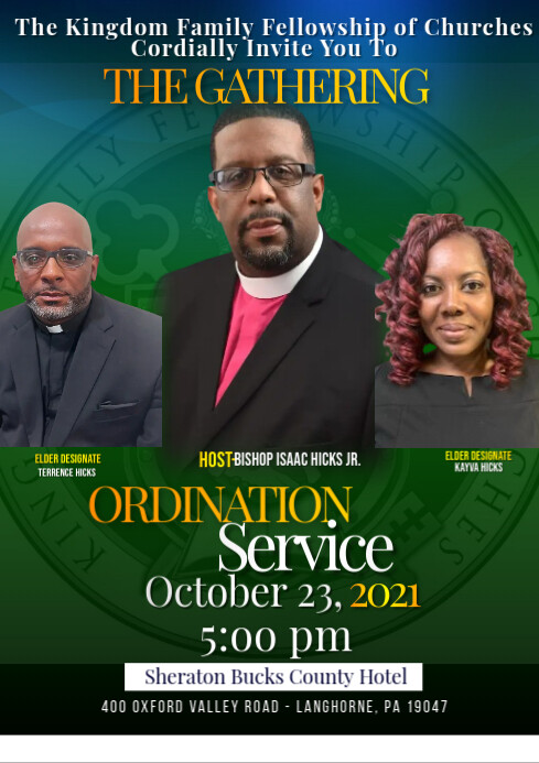 Ordination Flyer | PosterMyWall