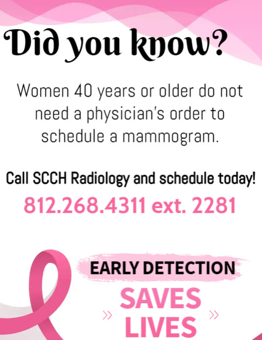 Copy of Mammogram Scheduling Clinics | PosterMyWall